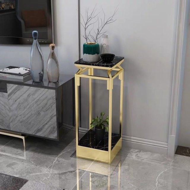 Modern simple flower stand living room interior porch ornaments floor ...