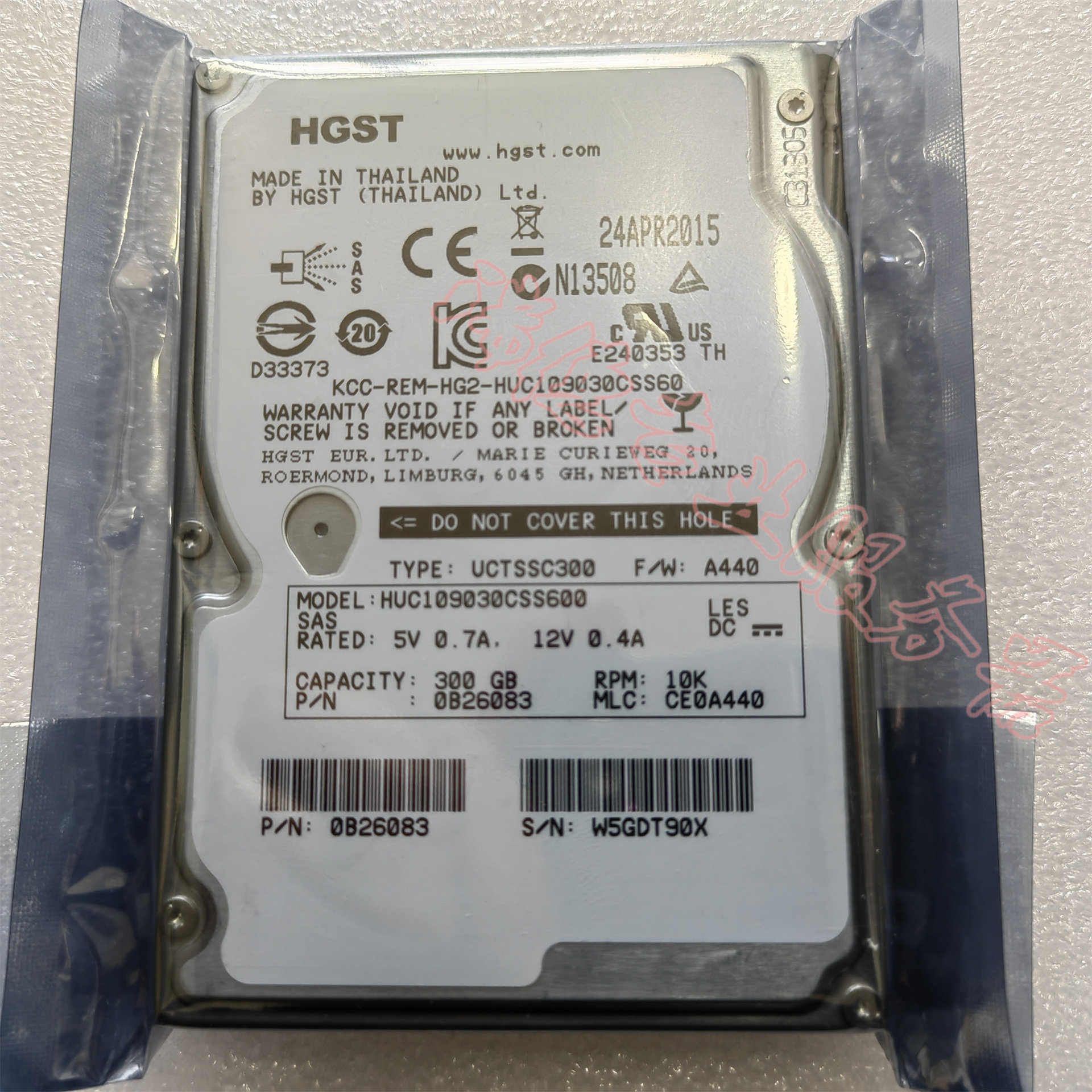 EMC 005053365 D4-2S10-1800 1.8T SAS 10K 12G2.5 Unity存储硬盘：企业级存储新标杆，速度与容量 ...