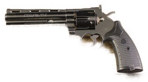 Metal model gun python revolver 357 detachable 1:2.05 toy static model ...