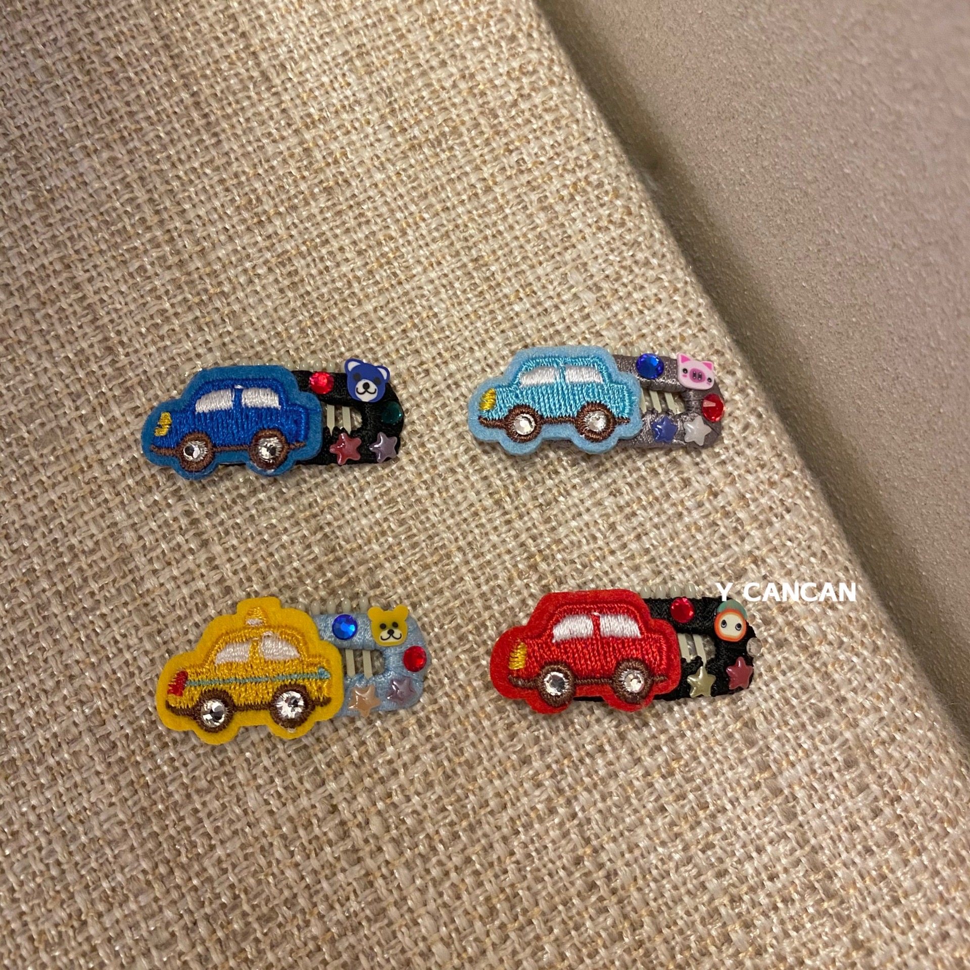 Ycancan pet hair clips for boys, car-themed dog clips, bb clips, comb ...