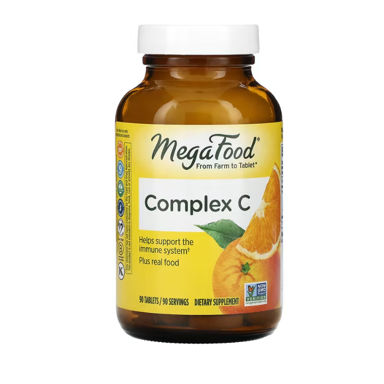 直邮 Megafood Complex C 有机天然食物维生素C免疫增强VC