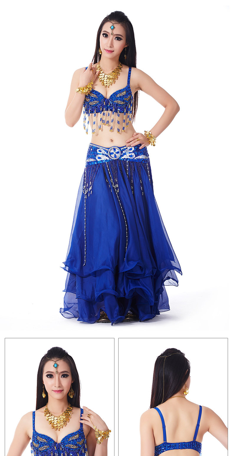 Dancewear Polyester Belly Dance Performance bra For Ladies [99255616 ...