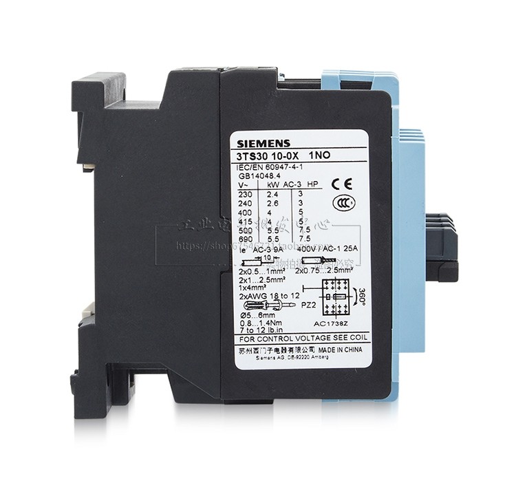 Original Siemens 3TS30 10-0X 1NO contactor 4 normally open 3TS30 10E AC ...