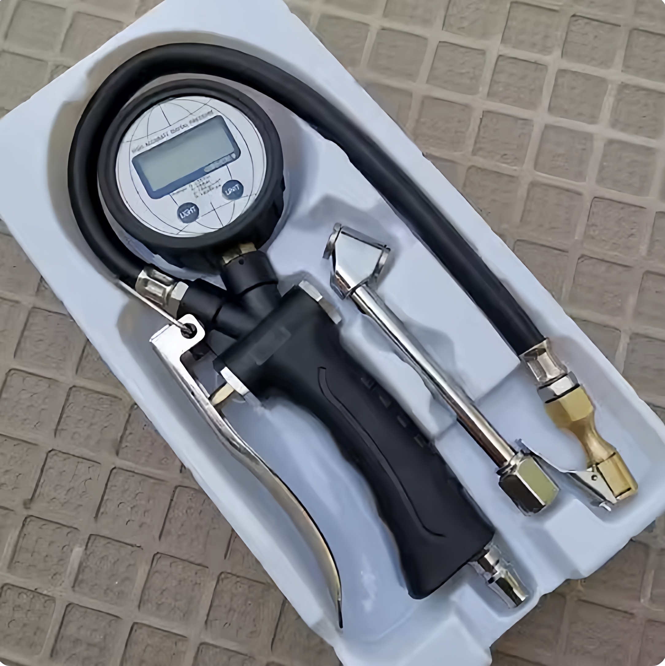 Tire security guard: high-precision digital display tire pressure gauge ...