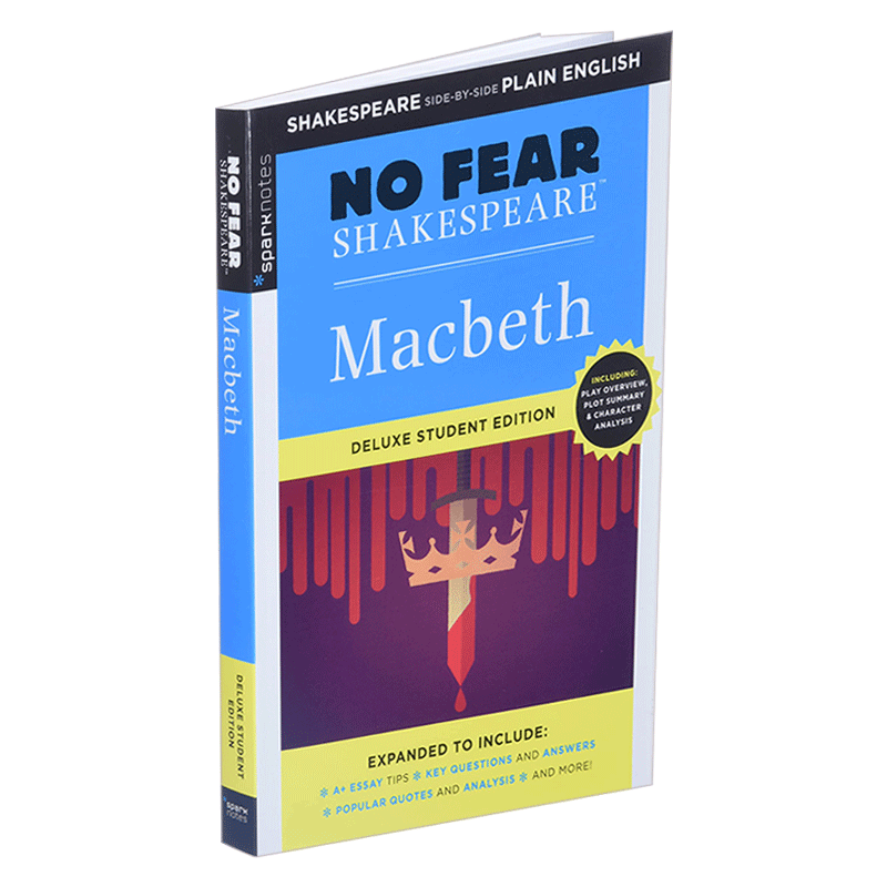 《Macbeth No Fear》豪华学生版，莎士比亚作品阅读新体验？-文学类原版书-淘宝好物网