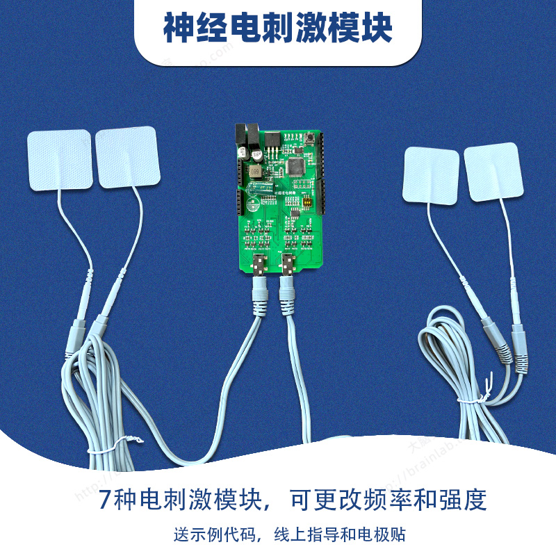 Sichiray双通道肌肉/神经电刺激传感器EMS低频脉冲单片机开发套件