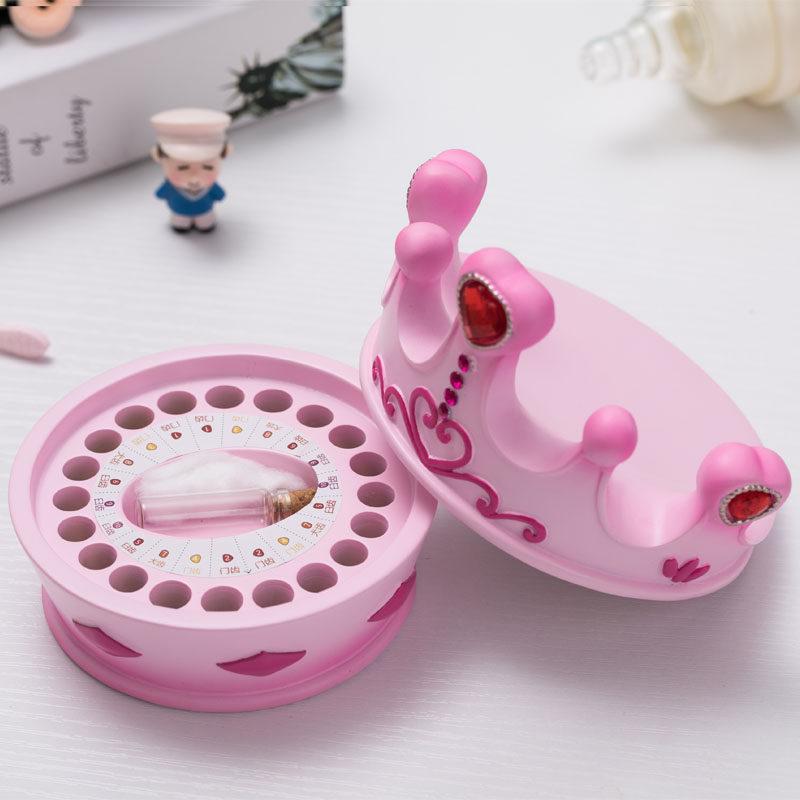 [USD 54.02] Creative Teeth Box Girl Tooth Collection Memorial Box ...