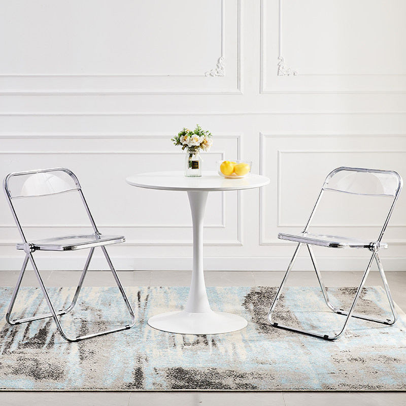 Купить Маленький белый круглый стол сын тюльпаны стол случайный Стол ...