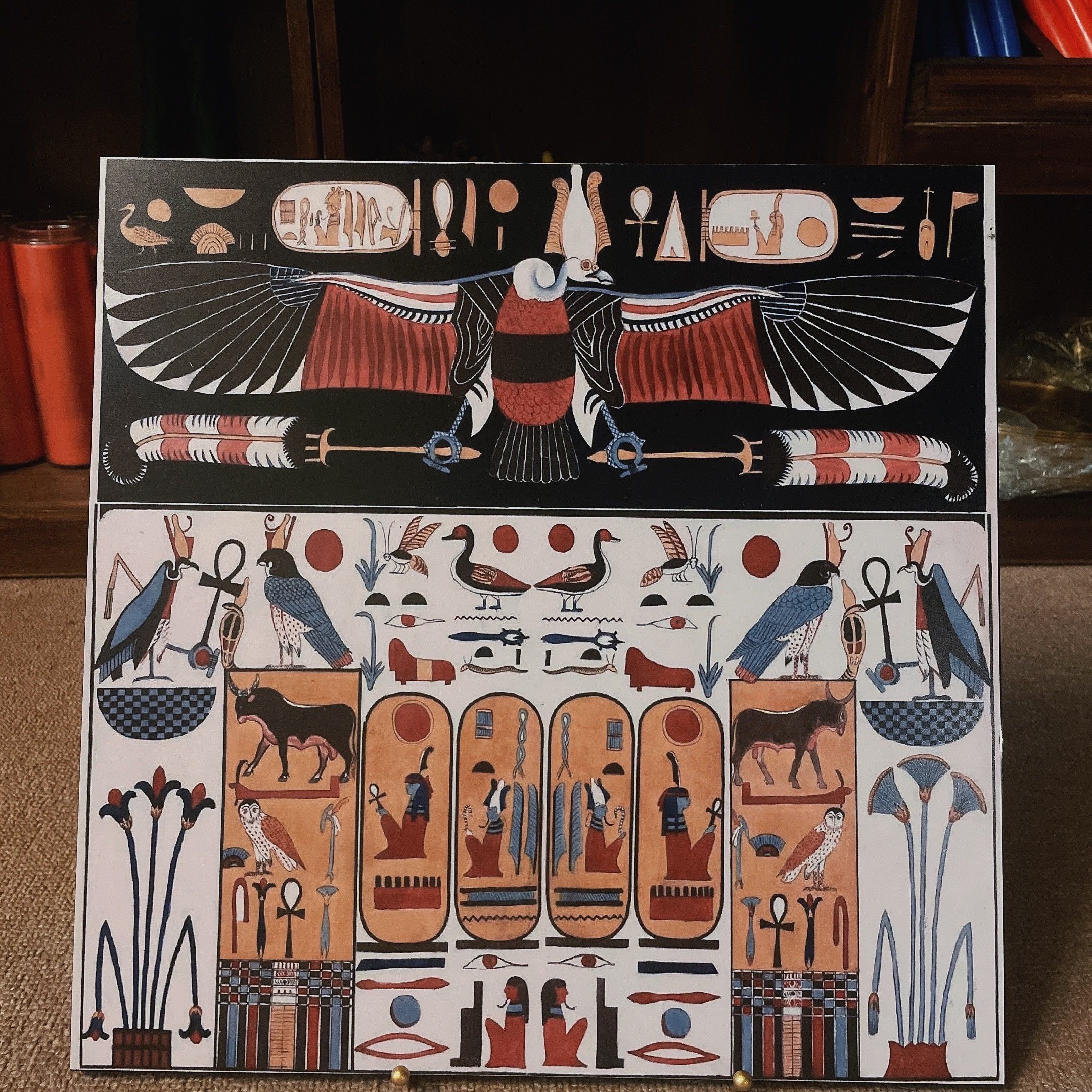 [USD 112.36] Magic Symbol Egyptian Magic Symbol Picture Altar ...