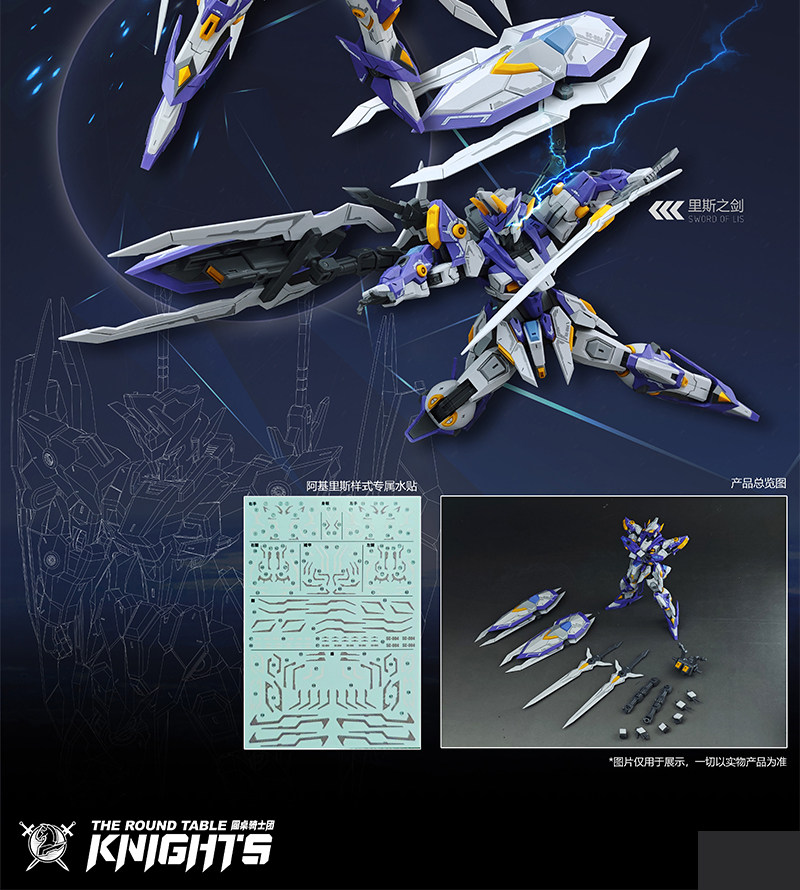 SNAA HG 1/144 AEGIS KNIGHT ACHILLES MODEL KIT