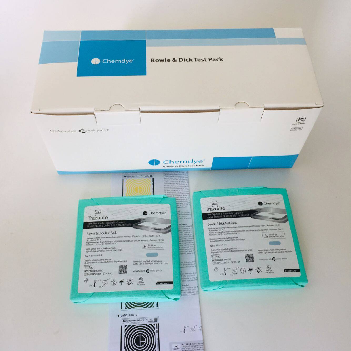 灭菌神器来了！Chemdye BD125X/2+CD40+CD29测试包，医院级消毒全靠它！🔥-D测试包-淘宝百科网