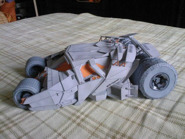 【bearing bear】 batman batmobile complex edition paper model – become a ...