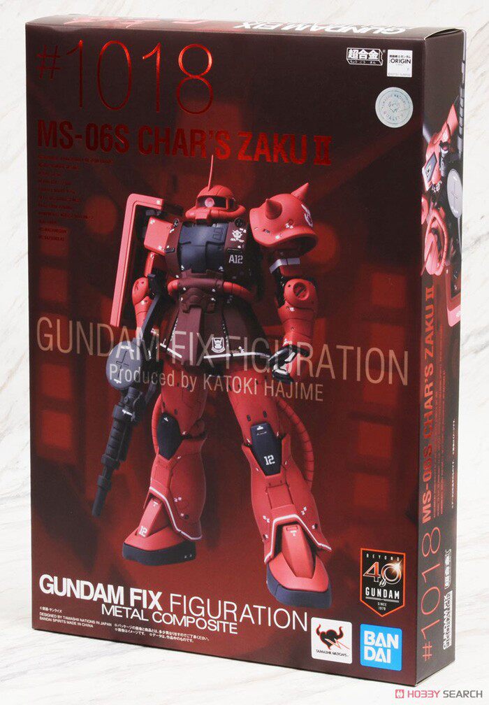 Bandai fix 1018 gffmc super alloy gto red zaku char zaku 2 40th ...