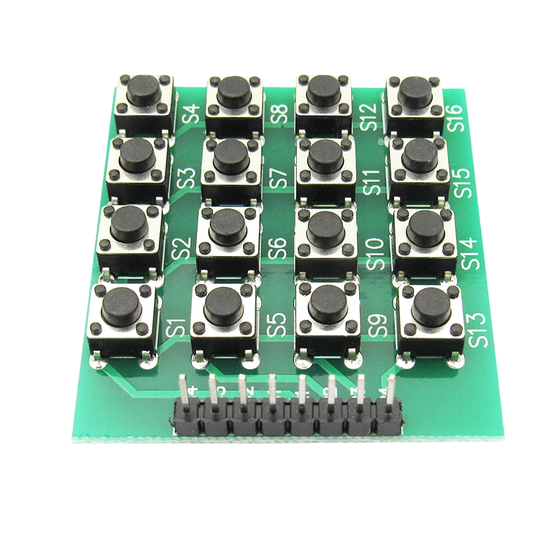Direct Plug-In 4x4 Matrix Keyboard - 16-Key Microcontroller External ...