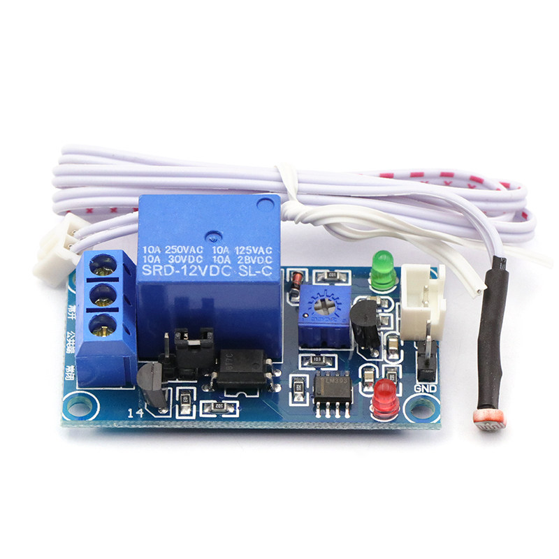 Light Control Switch - Photoresistor Plus Relay Module 12V with ...