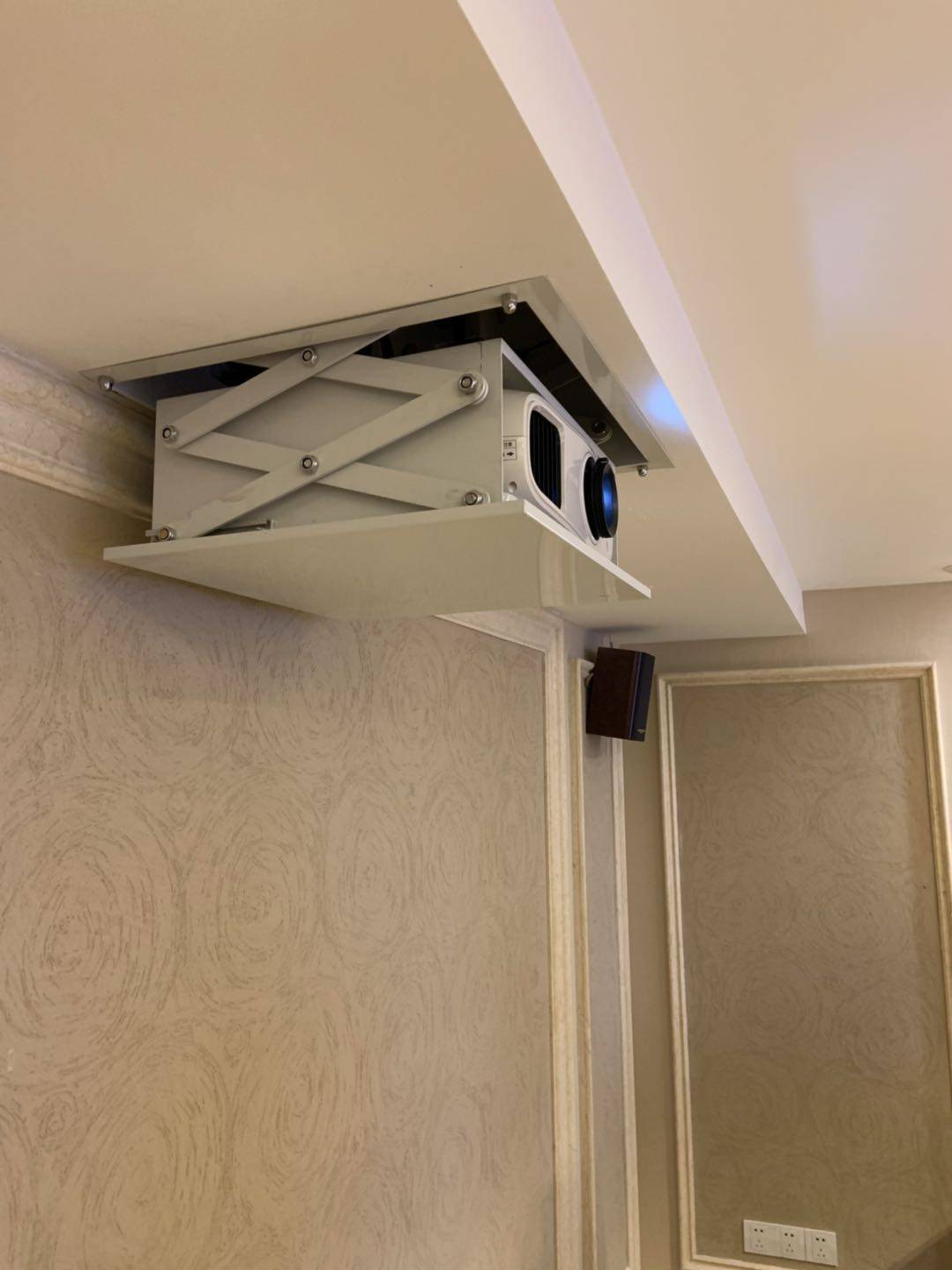 [USD 669.82] Home Thin Projector Box Electric Telescopic Hanger Hidden ...