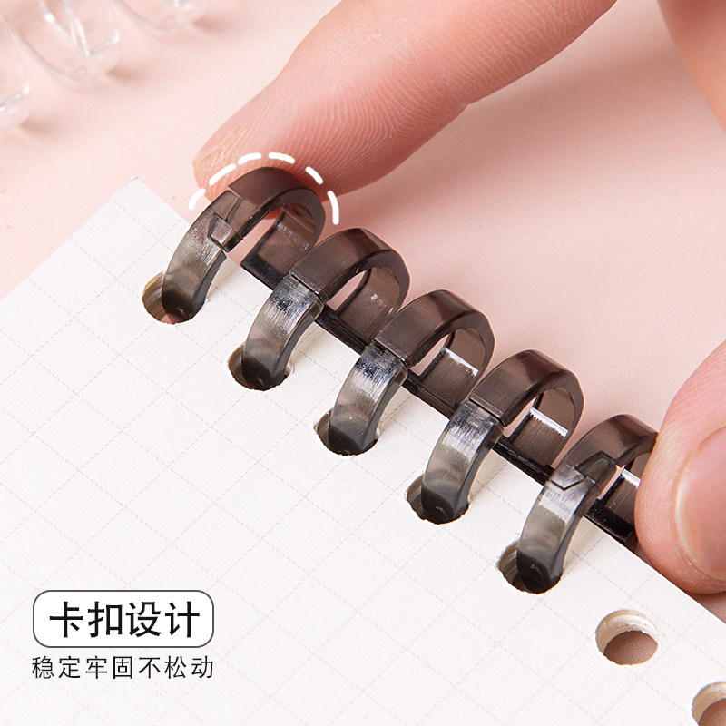 [USD 5.64] DIY Color Loop Buckle Loop Binder Loop Staple Circle Circle ...