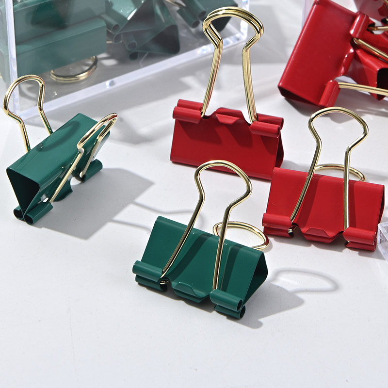 Big red binder clip christmas series, how can the creative bill holder ...