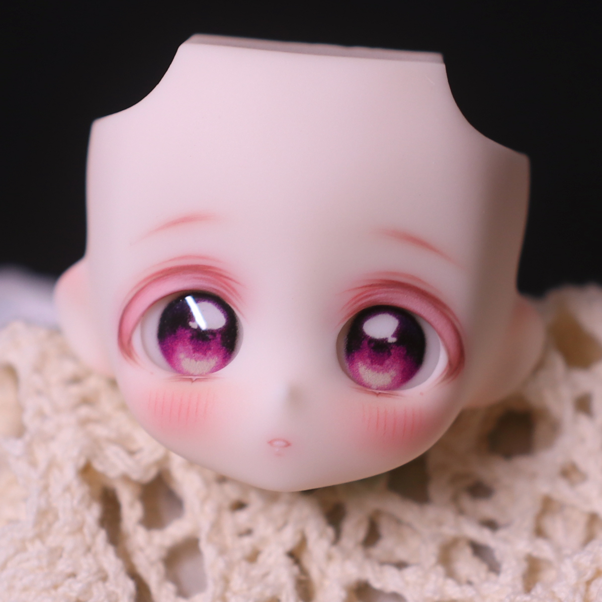 [辣鸡裙]建模空白脸 [Q0.5] 不开眼 开眼 白肌肤色肌 ob11 gsc-Taobao