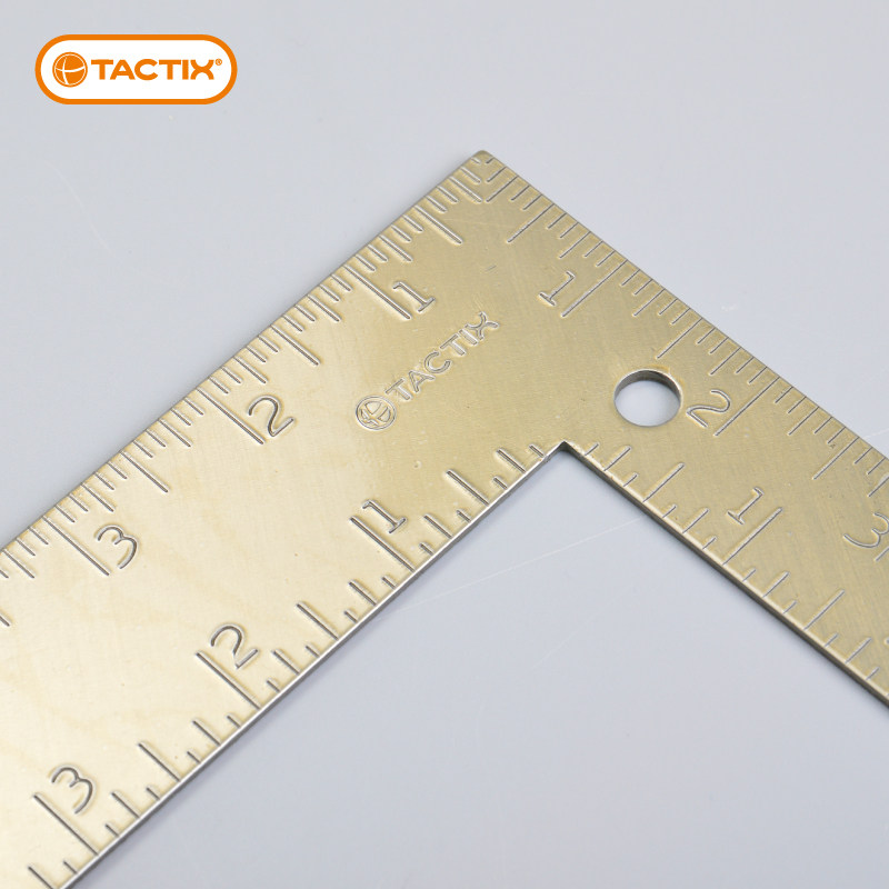 TACTIX stainless steel ruler steel ruler 1 meter iron ruler steel ruler ...