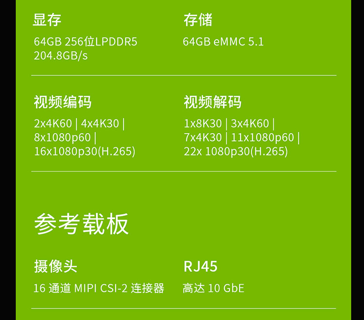 NVIDIA 英伟达jetson AGX Orin Developer Kit开发套件64G-阿里巴巴