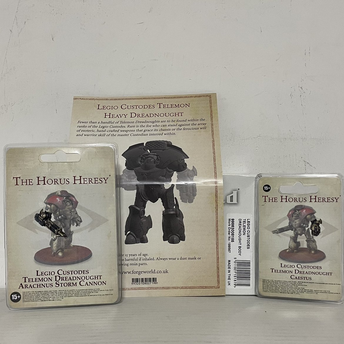 fw 戰錘40k 禁軍 Legio Custodes Telemon Heavy Dreadnought 1-Taobao