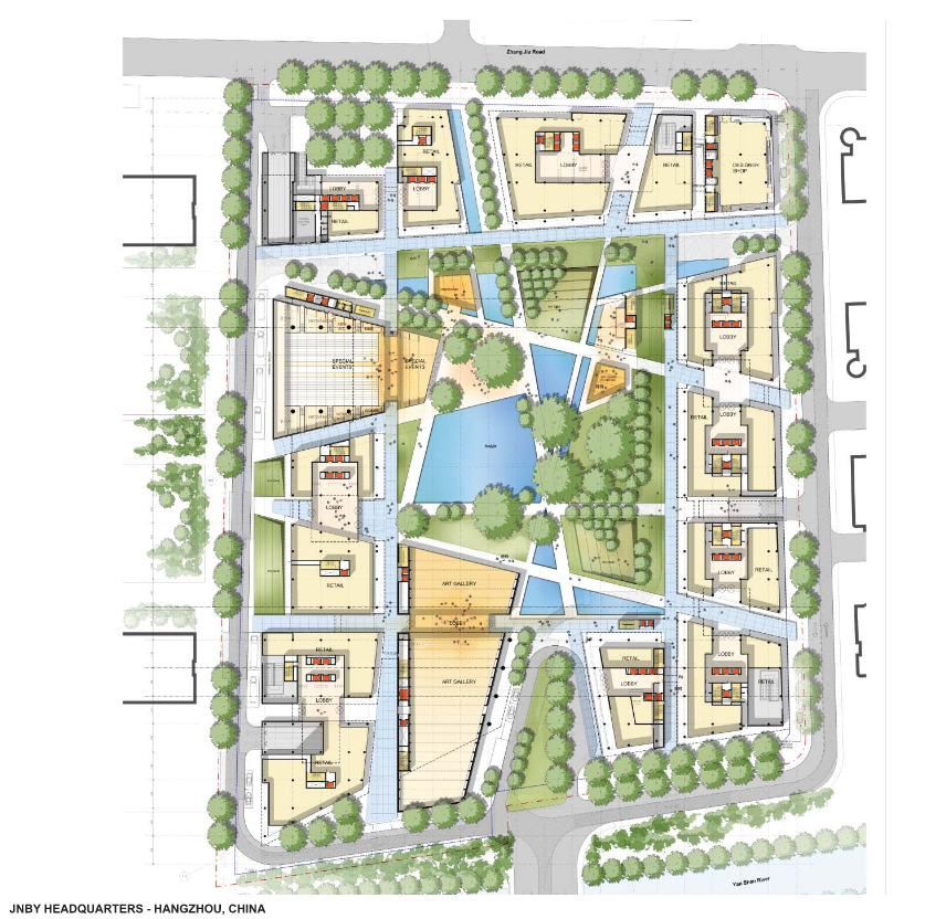 sw104伦佐皮亚诺杭州天目里设计方案+幕墙施工图+景观扩初+园cad-Taobao