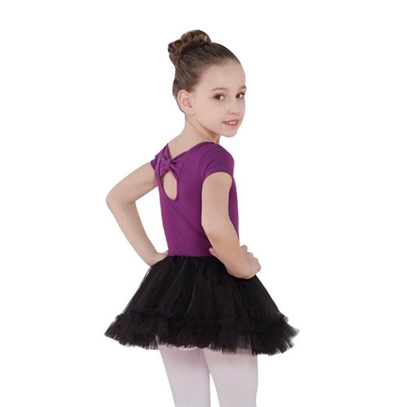 Children's dance practice clothes summer clothes girls short-sleeved ...