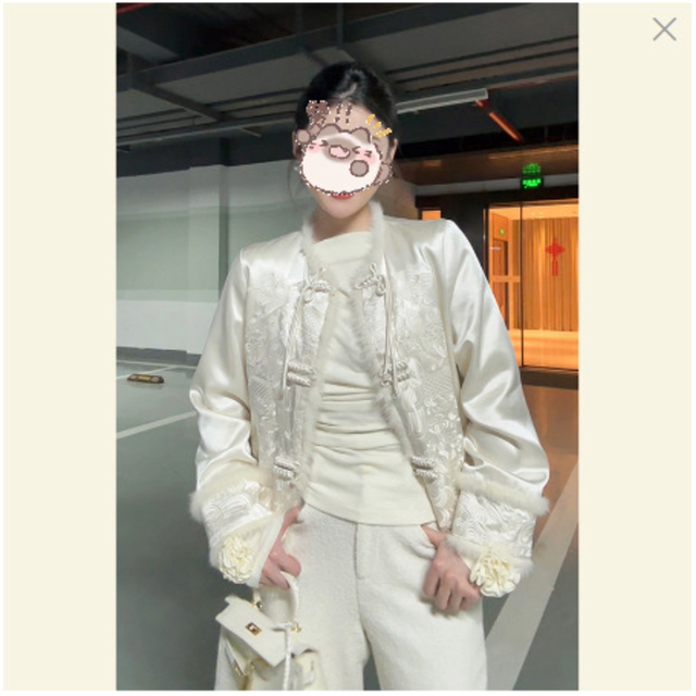 Guofeng jacket female autumn and winter ocean qi reduction, beautiful ...