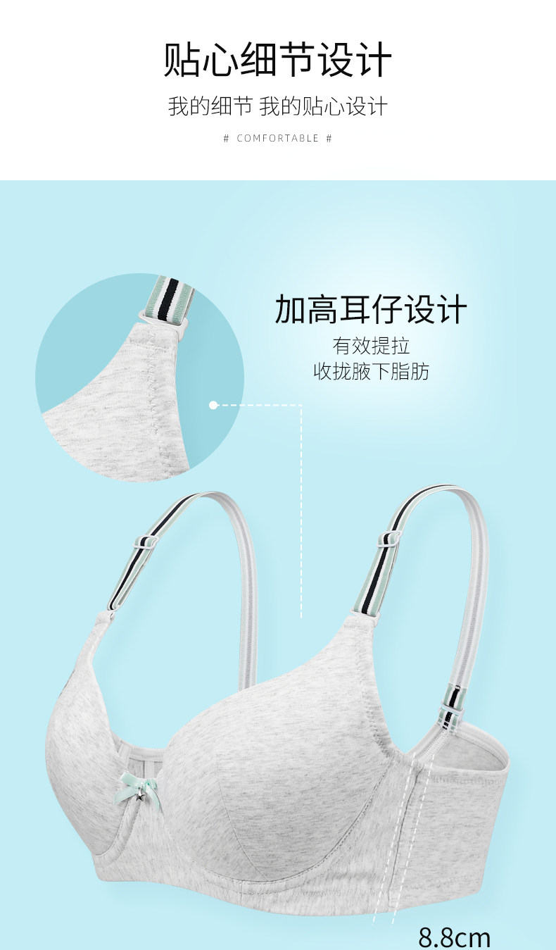 Yi Lanfen girl bra ultra-thin student Senior high school college ...