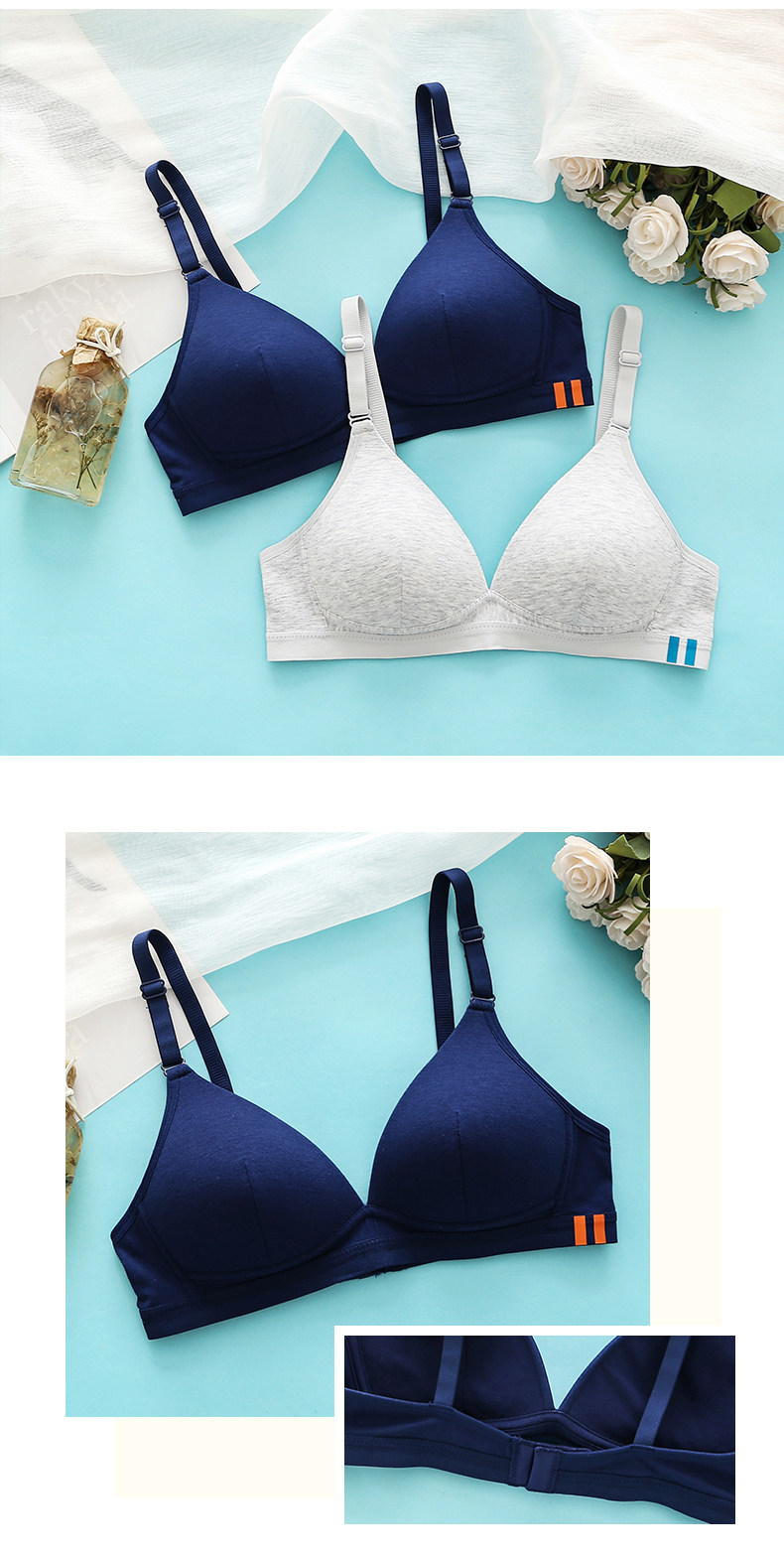 Yi Lanfen girl bra without steel ring female high school students ...