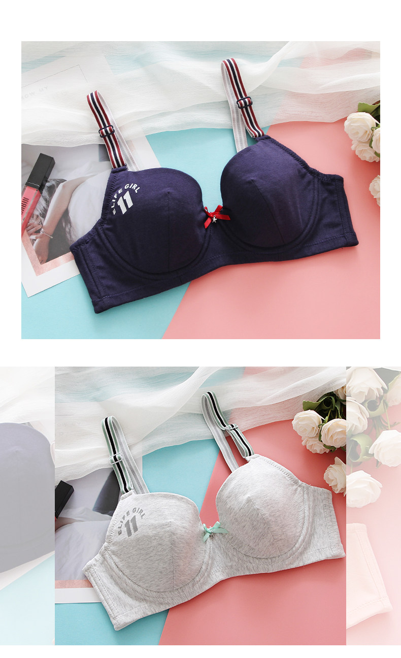 Yi Lanfen girl bra ultra-thin student Senior high school college ...