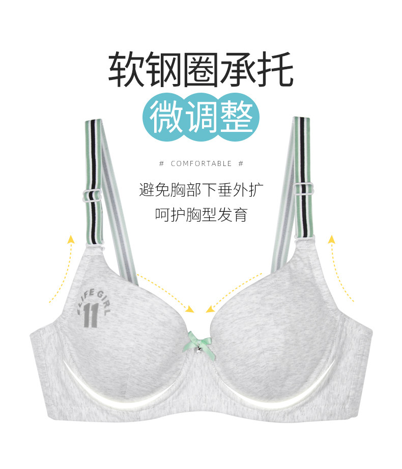 Yi Lanfen girl bra ultra-thin student Senior high school college ...