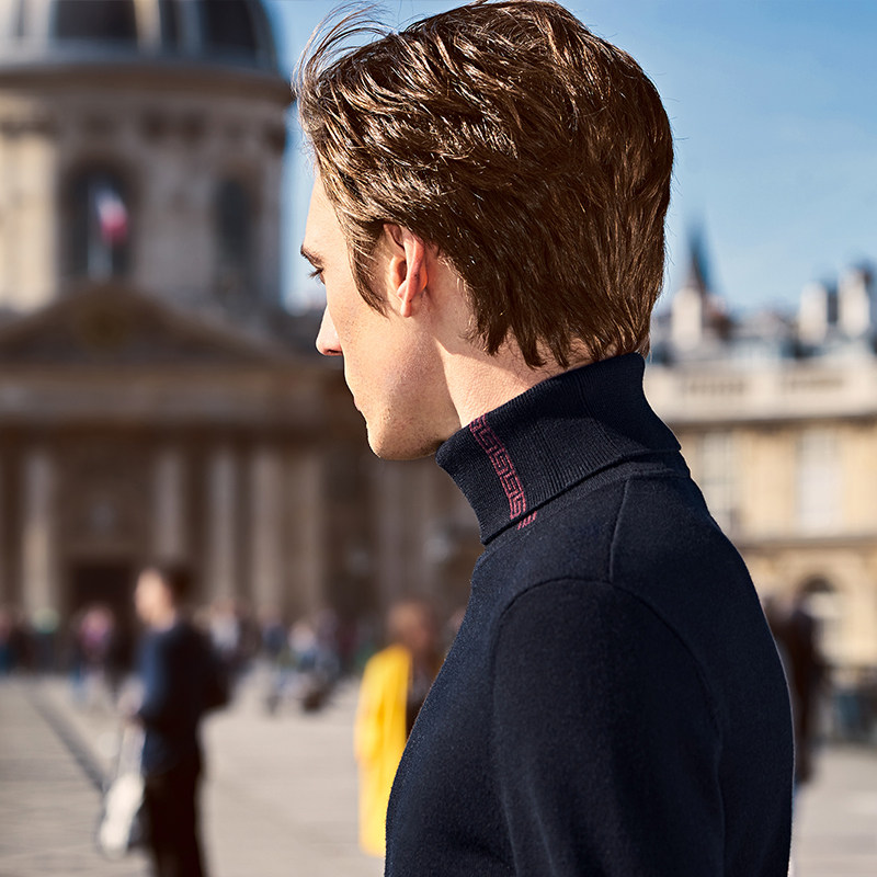 Mr cloth long sleeve T-shirt machine washable cardigan fashion high ...