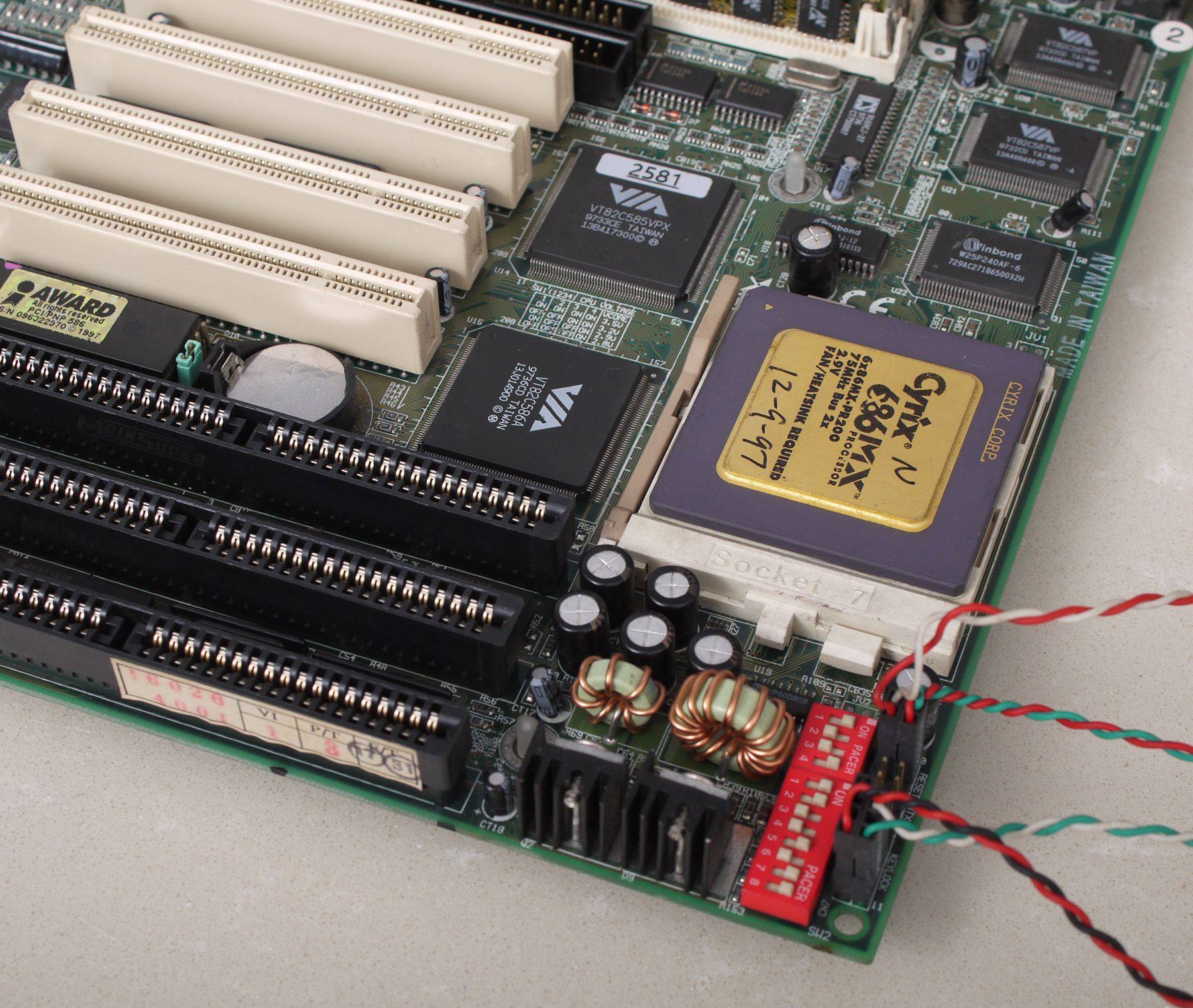 HIFIDIY论坛-华硕 TX97-E 586古董电脑主板 奔腾 PENTIUM-MMX、AI5VP-1.00 586古董电脑主板 Cyri ...