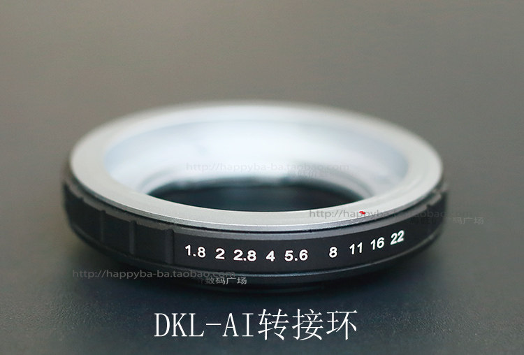 Voigtlander Schneider Redding DKL lens to NIKON Nikon NF AI SLR adapter ...
