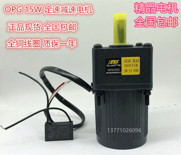 Taiwan opg AC 220V15W micro gear motor motor 3IK15GN-C reversible motor