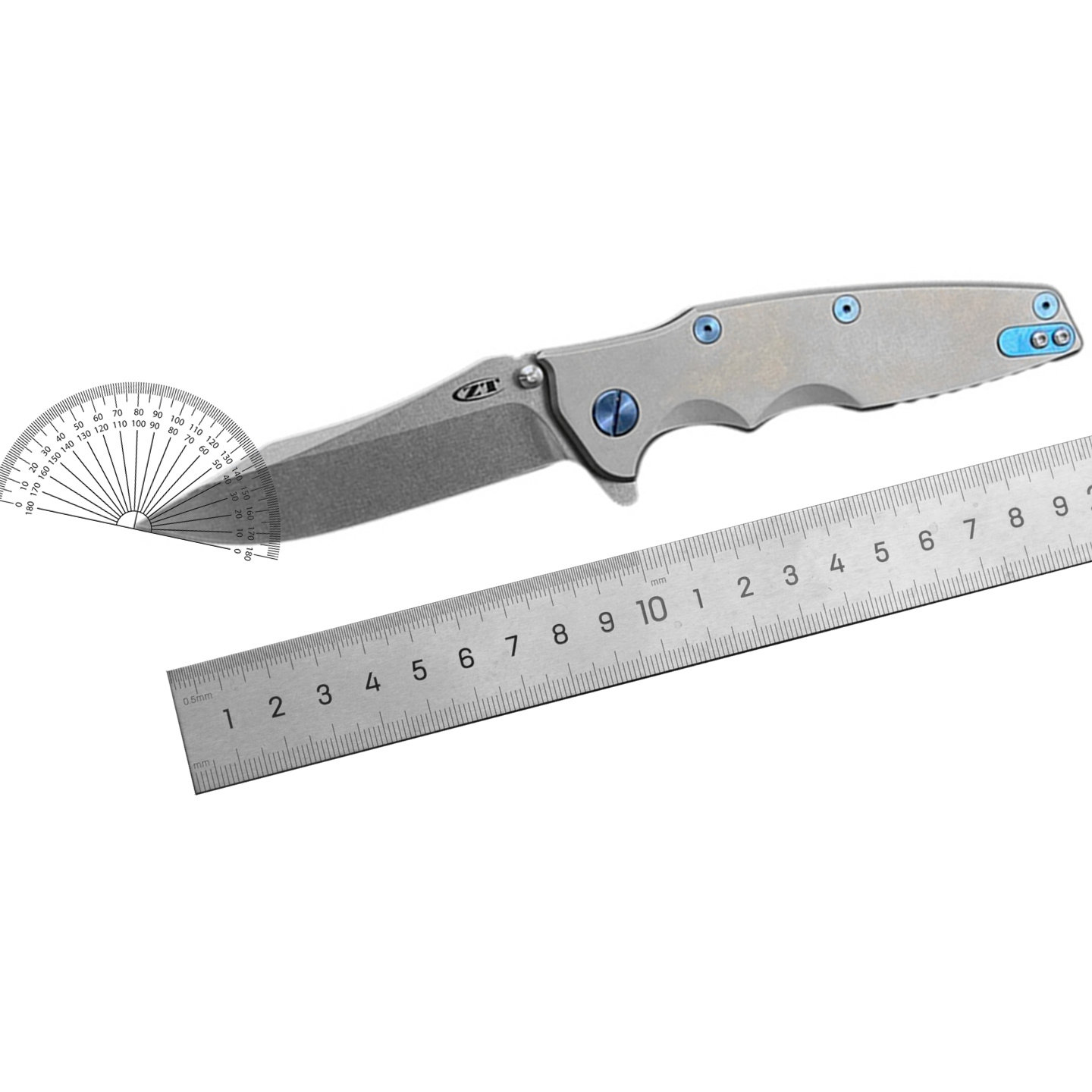 零误差ZT 0392钛合金折刀：户外探险的终极利器！💪-家用刀-淘宝百科网