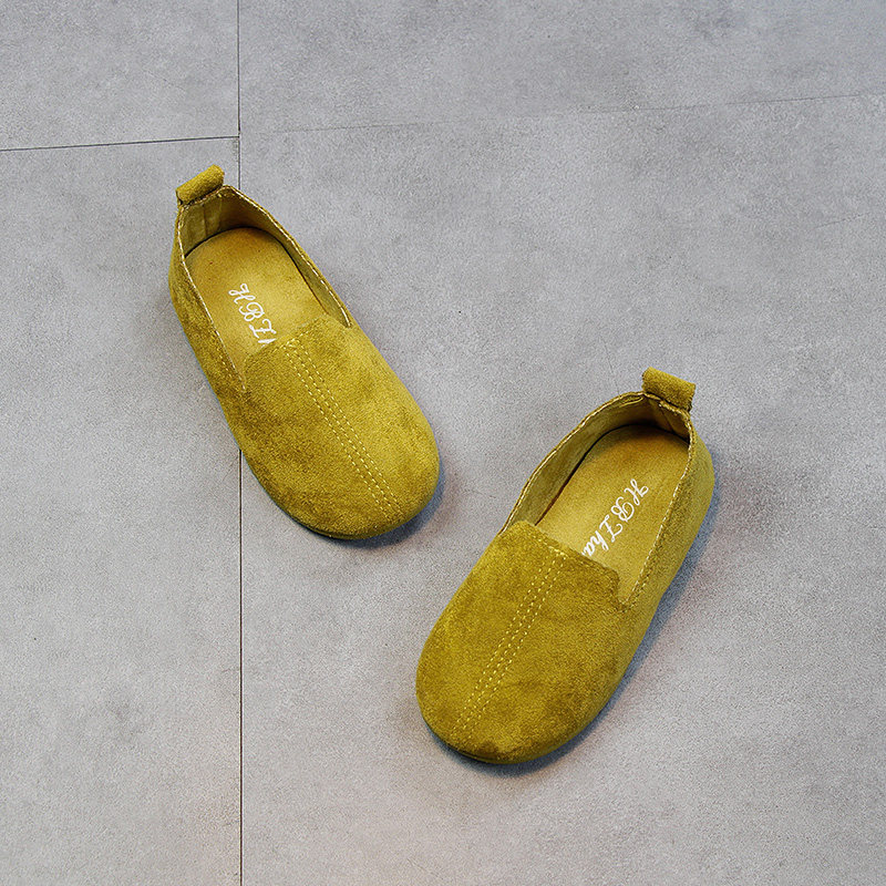 2019 spring and autumn Korean boys and girls shoes sheep shearing shoes ...