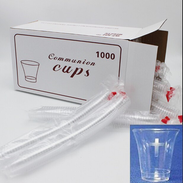 Buy Cross Plastic communion Cup 1000 communion utensils Church ...