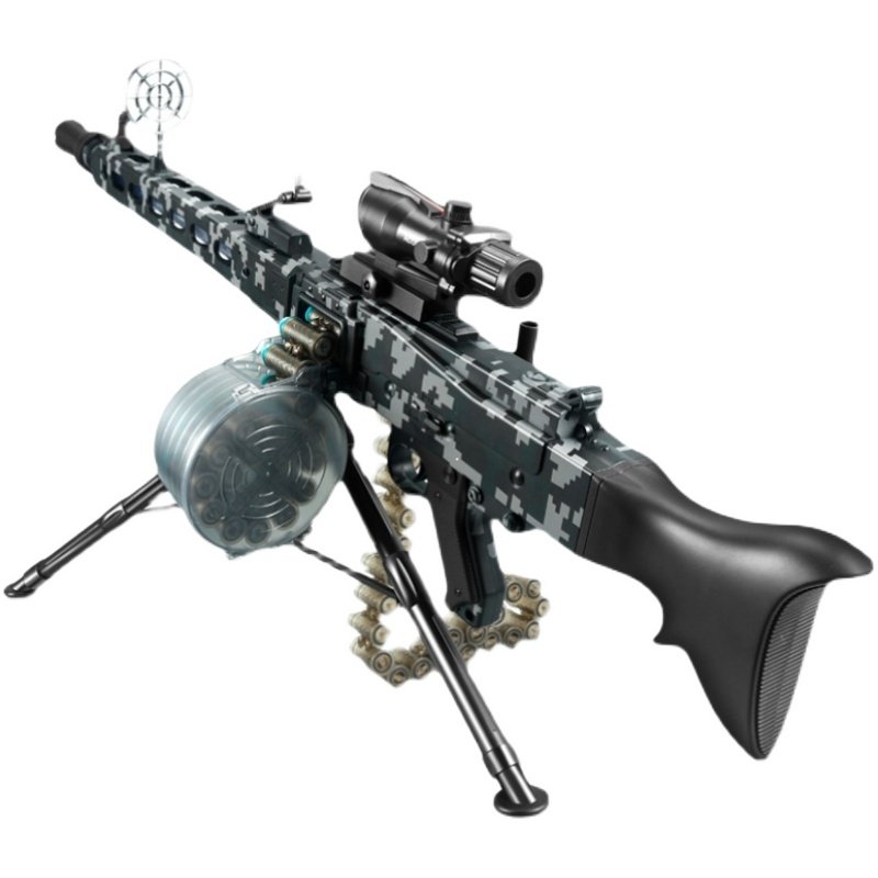 Lehui MG3 Machine Gun Electric Shell Soft Bouncing Gunner Self ...