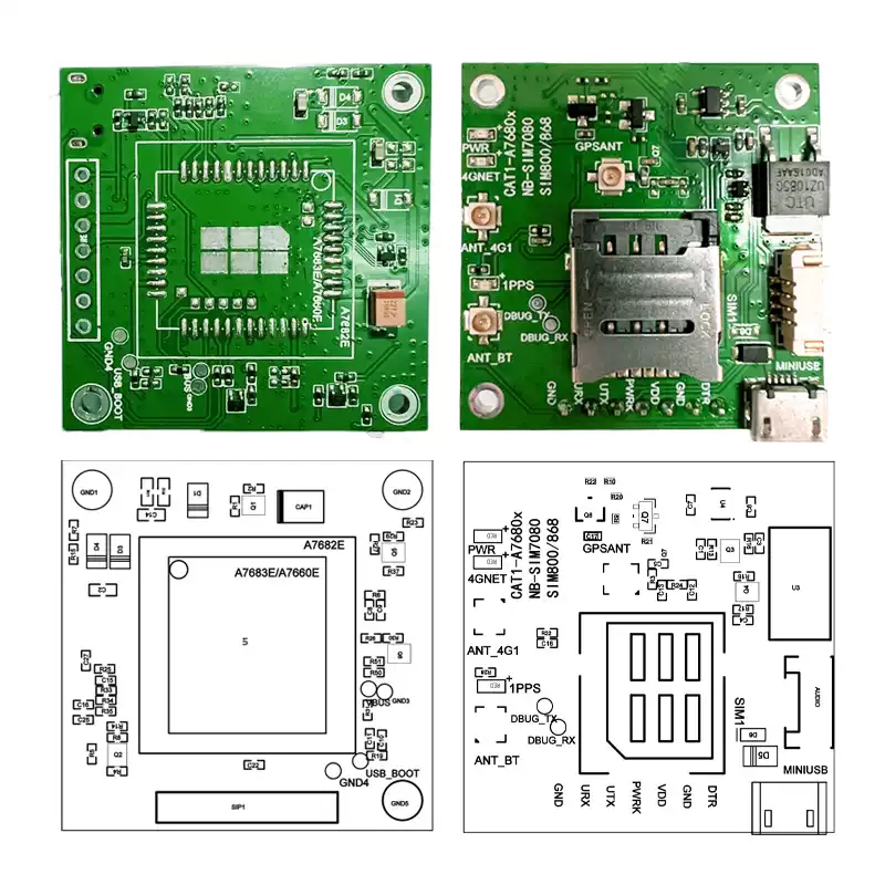 芯訊通A7680C支援語音定位CAT1模組 小尺寸4G LTE物聯網應用模組
