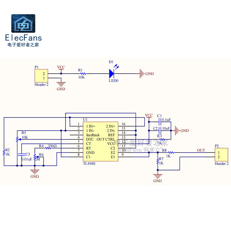 TL494 & SG3525 PWM控制器模块：频率占空比自由调节，波形发生器的秘密武器！-函数发生器-淘宝百科网