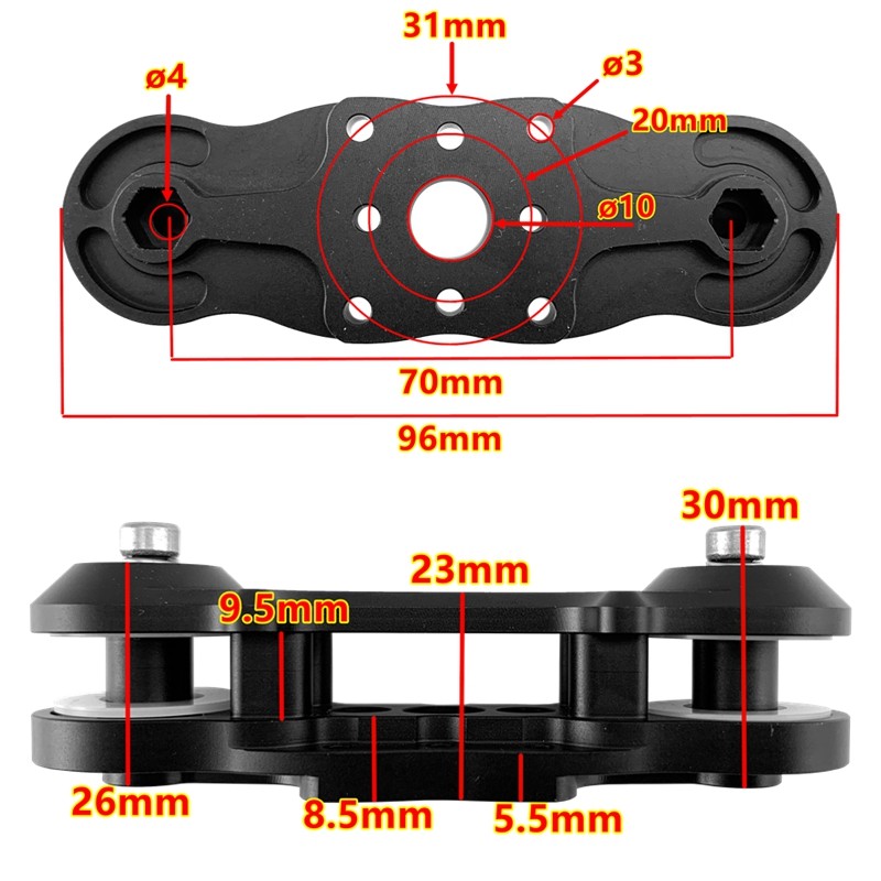 INNLOI DIY 36 Inch Folding Propeller 36120 Carbon Nylon Propeller 36* ...