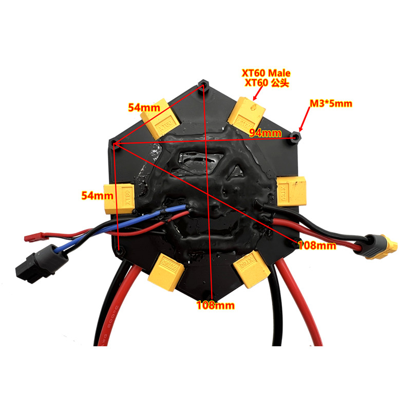 INNLOI DIY 150A 200A Drone Power Distribution Board For Heavy Load ...
