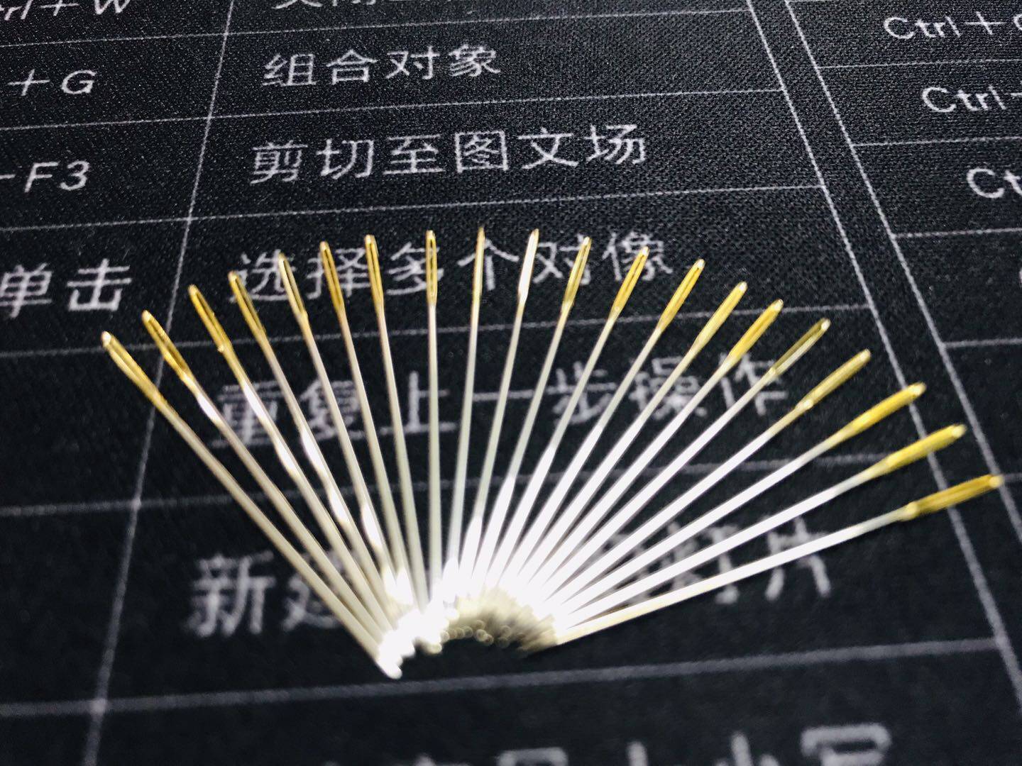 Why are kk cross-stitch red plum brand gold-tailed embroidery needles ...