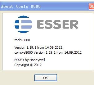 German Anshe ESSER Tools8000 debugging software tool v1 19 1 v1 19 2