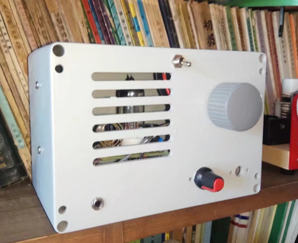 6J1 tube super regenerative FM radio kit single lamp FM radio aviation ...