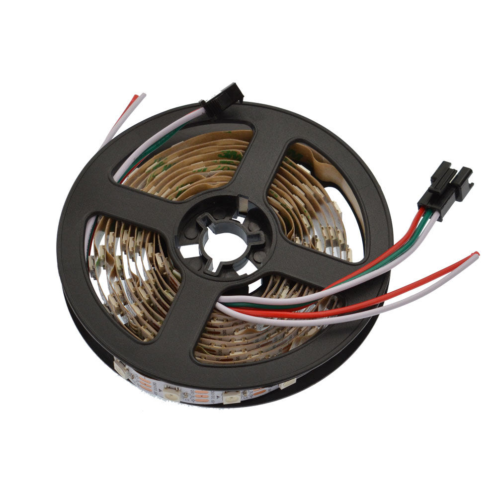 Colorful WS2812 RGB LED Tailorable White Light Strip with 120 Lights