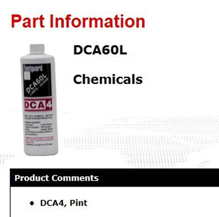 Cummins special Frega anti-rust water DCA60L DCA4 antifreeze coolant ...